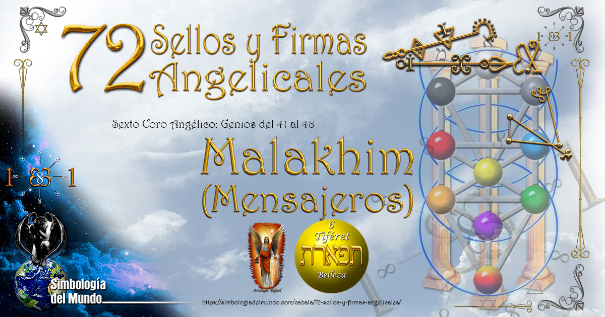 72 Sellos y Firmas Angelicales - Coro Malakhim - Angeles del 41 al 48 ...